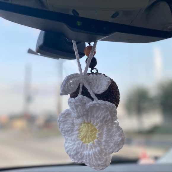 Other | Daisy Rear View Mirror Hanger | Poshmark